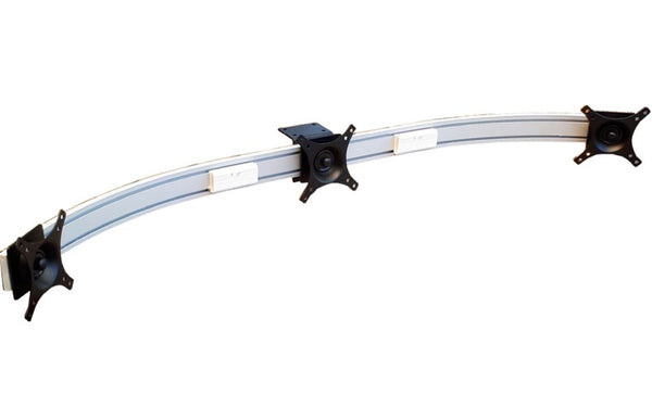 STANDESK - 3 Monitor Mounting Bracket- Curved - Standard 6 Height Posi ...